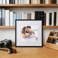 12x12 Picture Frame Set of 2,Black Photo Frame for 8x8 With Mat or ...