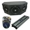 "Kicker Comp C12 Car Audio Triple 12"" Subwoofer Powered 1800 Watt Sub ...