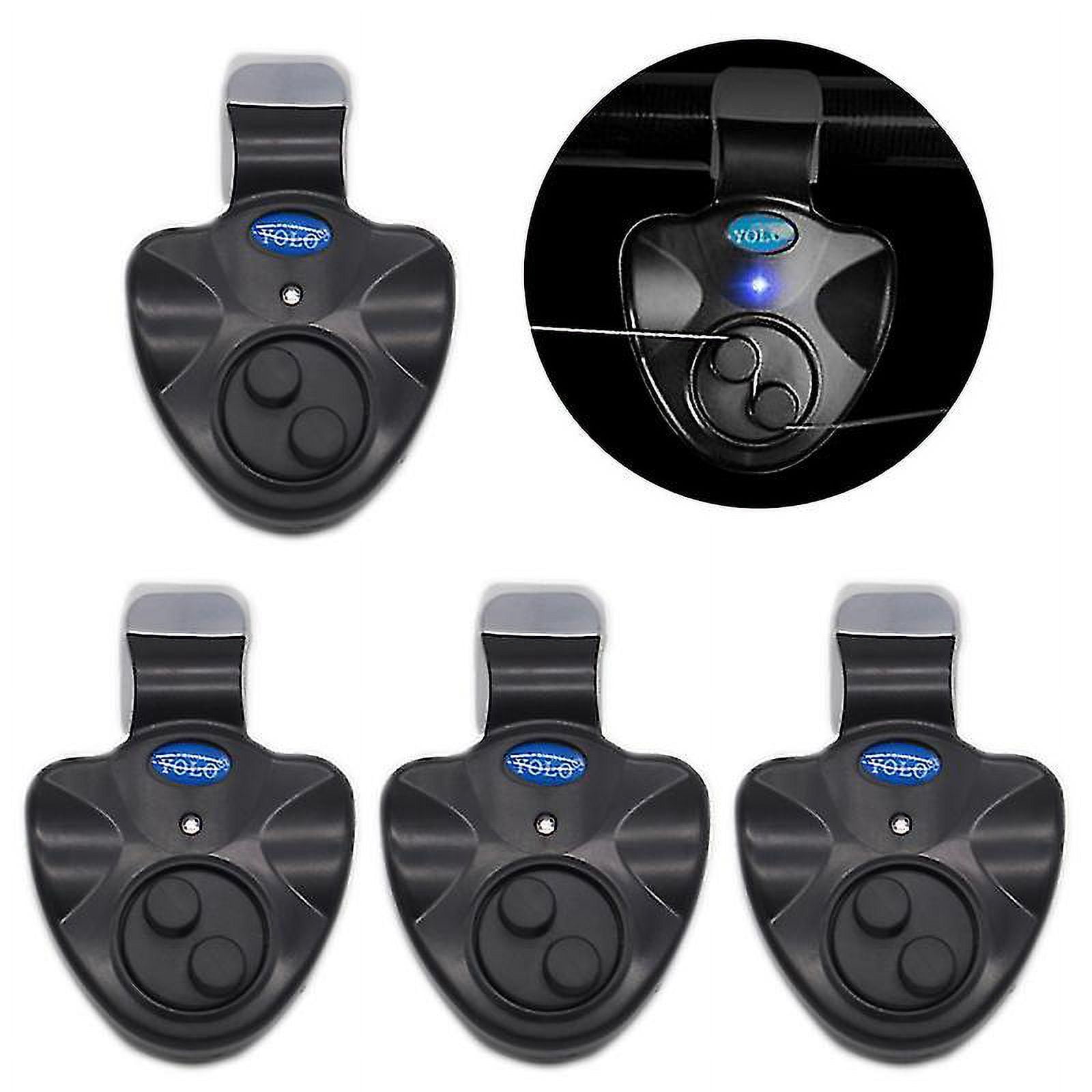 Alarma electrónica de picadura de pesca, 4 Uds., con sonido, luces Led ...