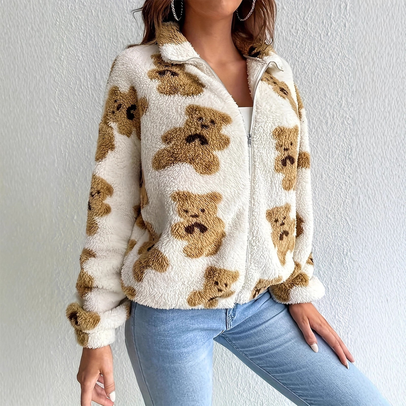 Click here for Fall/Winter Saving! Srobpty Womens Long Sleeve Fle... prices