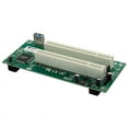 PCI Express to Dual PCI Adapter Card PCIe X1 to Router Tow 2 PCI Slot Riser Card 2.5Gbps Support ...