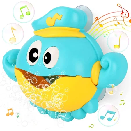 Baby Bubble Machine, 1000+ Professional Bubbles with Rhymes, Octopus ...