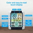 1 Set Indoor and Outdoor Wireless Temperature and Humidity Meter Color ...