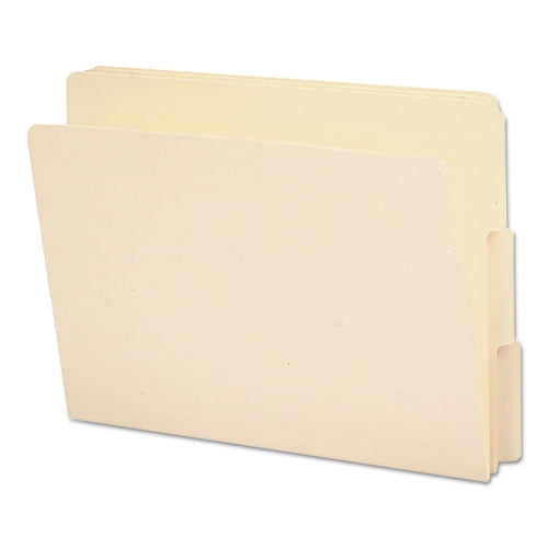 End Tab File Folder, 1/3-Cut Tabs: Assorted, Letter Size, 0.75 ...