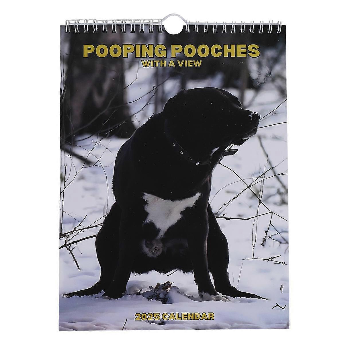 Pooping Dogs Calendar Multifunctional Daily Weekly Monthly Planner 2025 ...