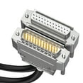DB25 RS232 25Pin Male Female Port Cable 26AWG Tinned Double Shielded ...