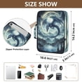 ALAZA Dragon at Moonlight Pattern Expanding Accordion File Folder 3 ...