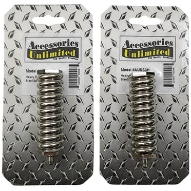 Heavy-Duty Antenna Hardware: 6mm Spring Steel, Black-Finish Barrel ...