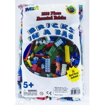 IMEX 500 Piece Assorted Size Pastel Colored Interlocking Building ...