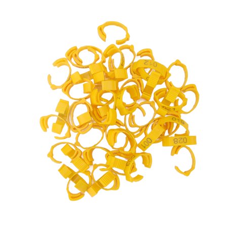 Chicken Numbered Clip Rings,50pcs Chicken Leg Rings Chicken Leg Rings ...