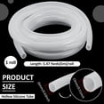 1 Roll Hollow Silicone Tube White 16mm about 5m/roll - Walmart.com