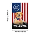 250th Anniversary Garden Flag with Dog and Cat Designs for Independence ...