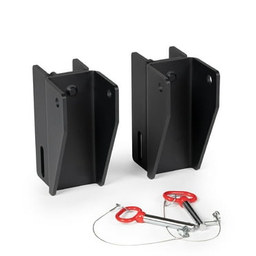 Titan Fitness X-3 Series Dip Bars, J-Hook Style Rack Mounted Dip ...