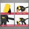 Deli 12-Inch Plastic and Steel Bar Clamps, 4 Pack, Quick-Release ...