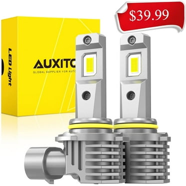 AUXITO 9004 HB1 LED Headlight Bulbs,12000LM 300% Brightness, 6500K Cool ...