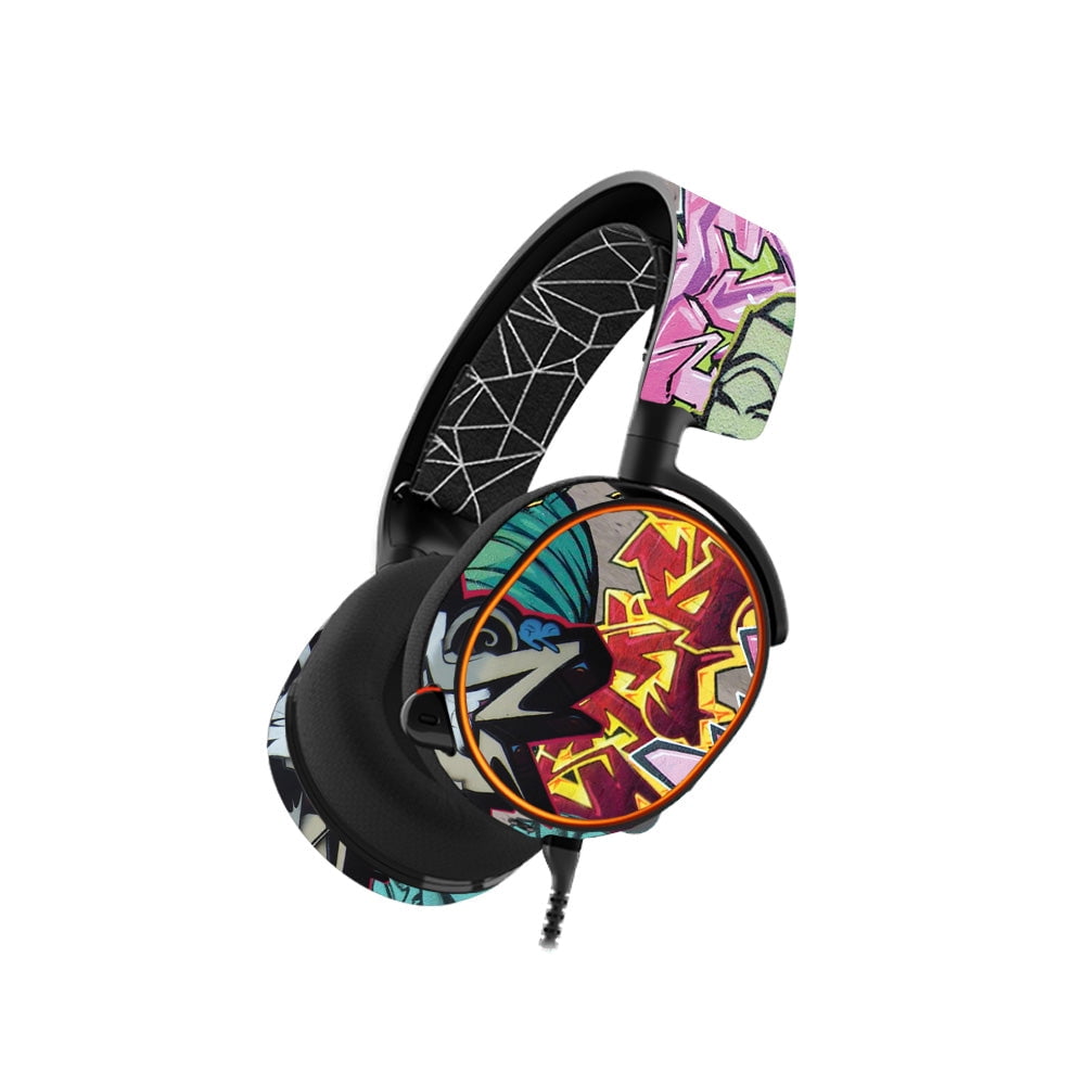 Skin Decal Wrap Compatible With SteelSeries Arctis 5 Gaming Headset ...