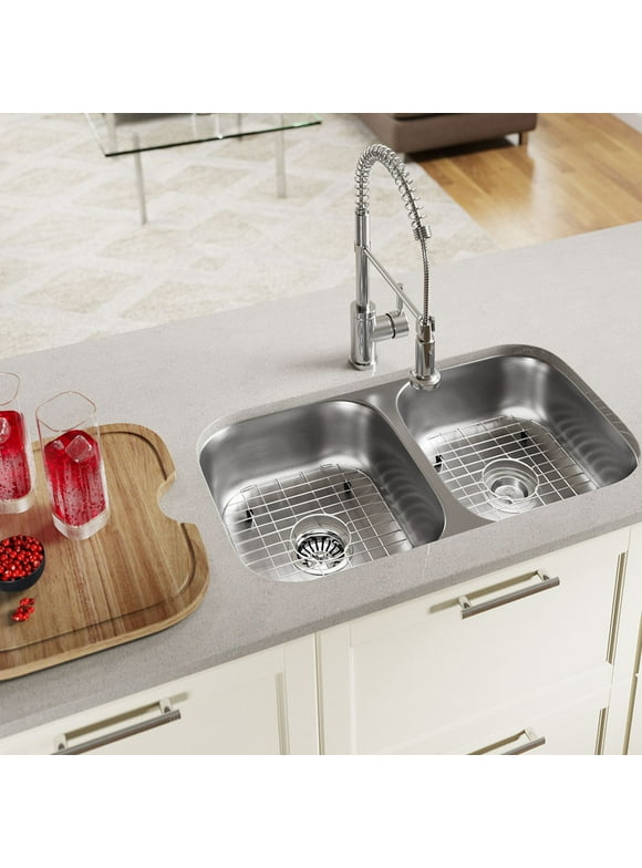 Stainless Steel Kitchen Sinks in Shop Kitchen Sinks by Finish - Walmart.com