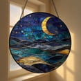 Star Pattern Glass Suncatcher – Night Sky Window Decor - Walmart.com