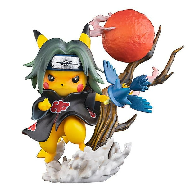 Pokemon Anime Pikachu Cos Naruto Sasuke Haruno Sakura Itachi Action/1 ...