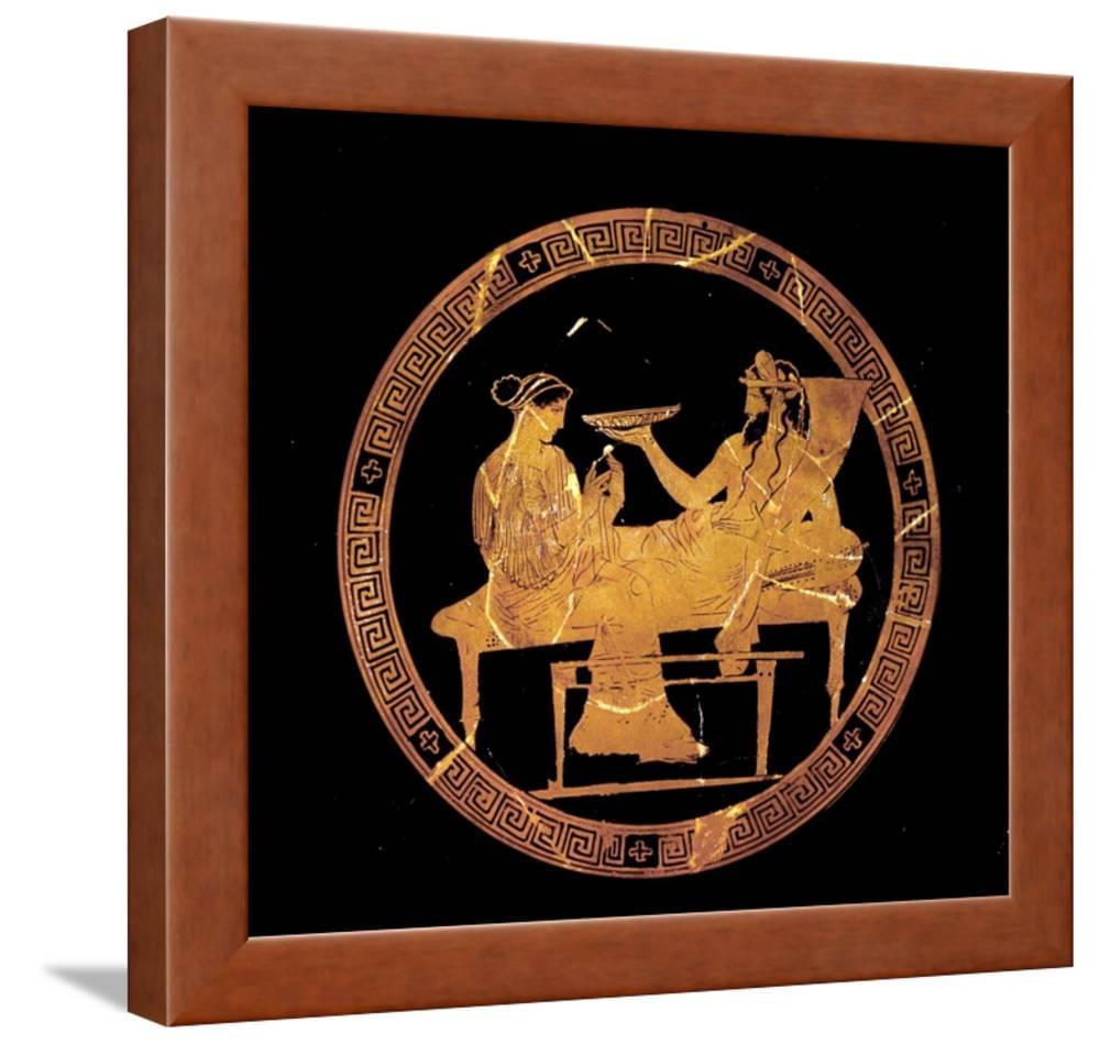 Hades Abducting Persephone Wall Painting