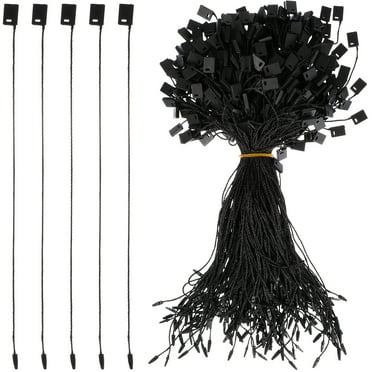 Wideskall 5" inch Snap Lock Pin Security Loop Plastic Price Tag ...