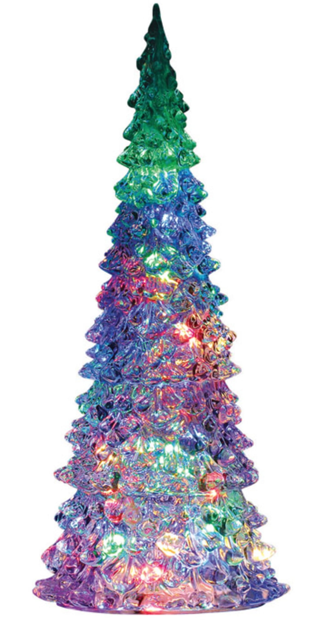 Lemax 94510 Large Lighted Crystal Christmas Tree, Multicolored ...