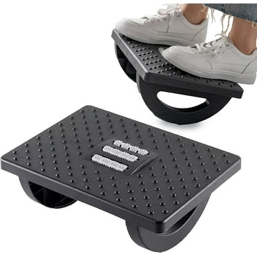 Lorell, LLR62880, Ergonomic Rocking Footrest, 1 Each, Black - Walmart.com
