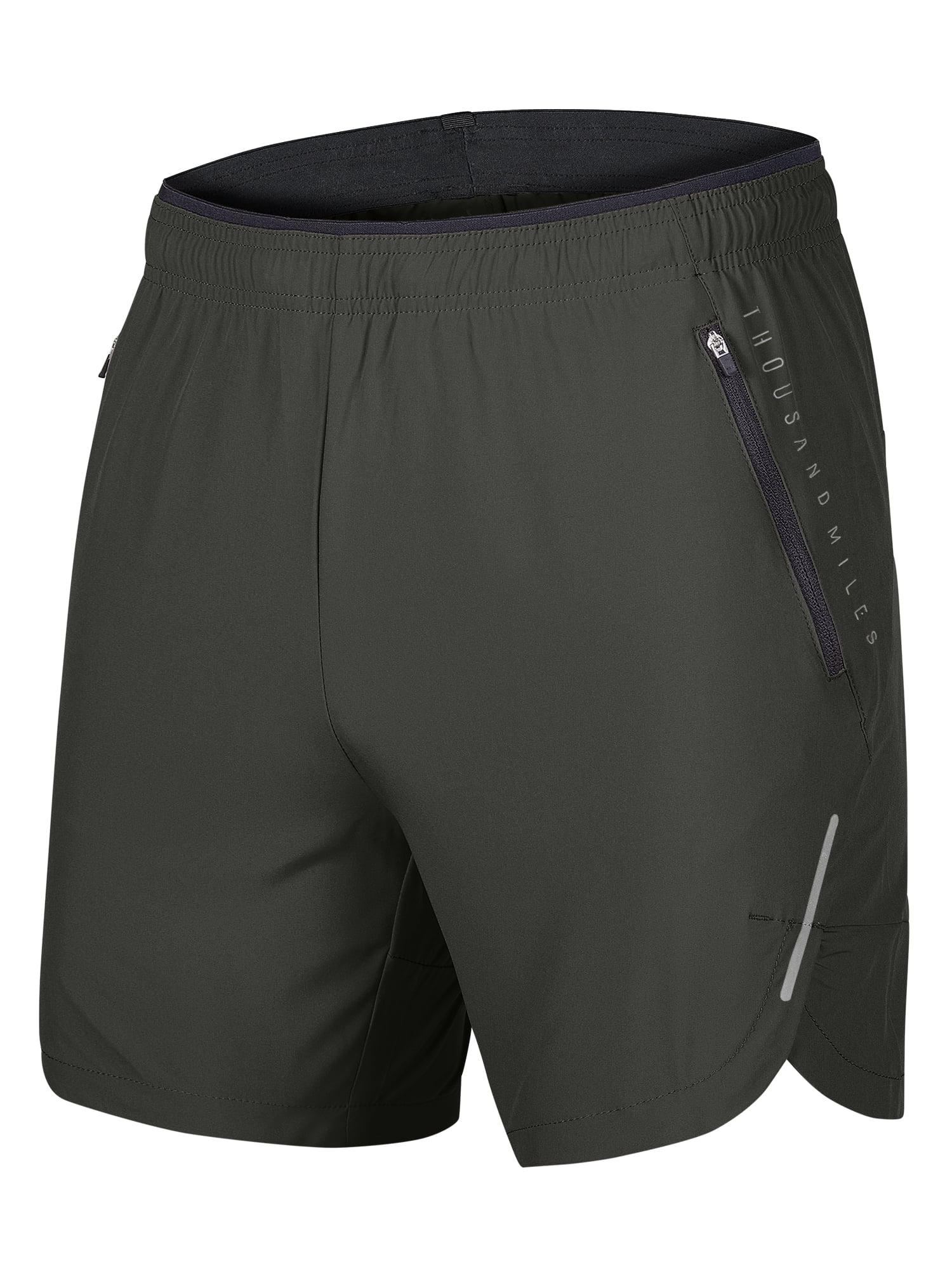 33 000ft Mens 2 In 1 Workout Running Shorts Quick Dry Stretch 7 Inch