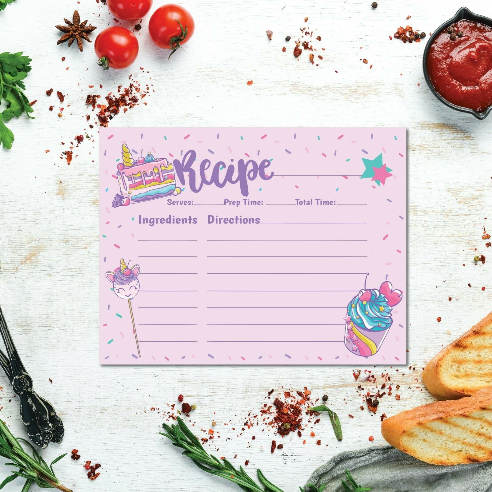 Bread recipe card template for word - gracebris