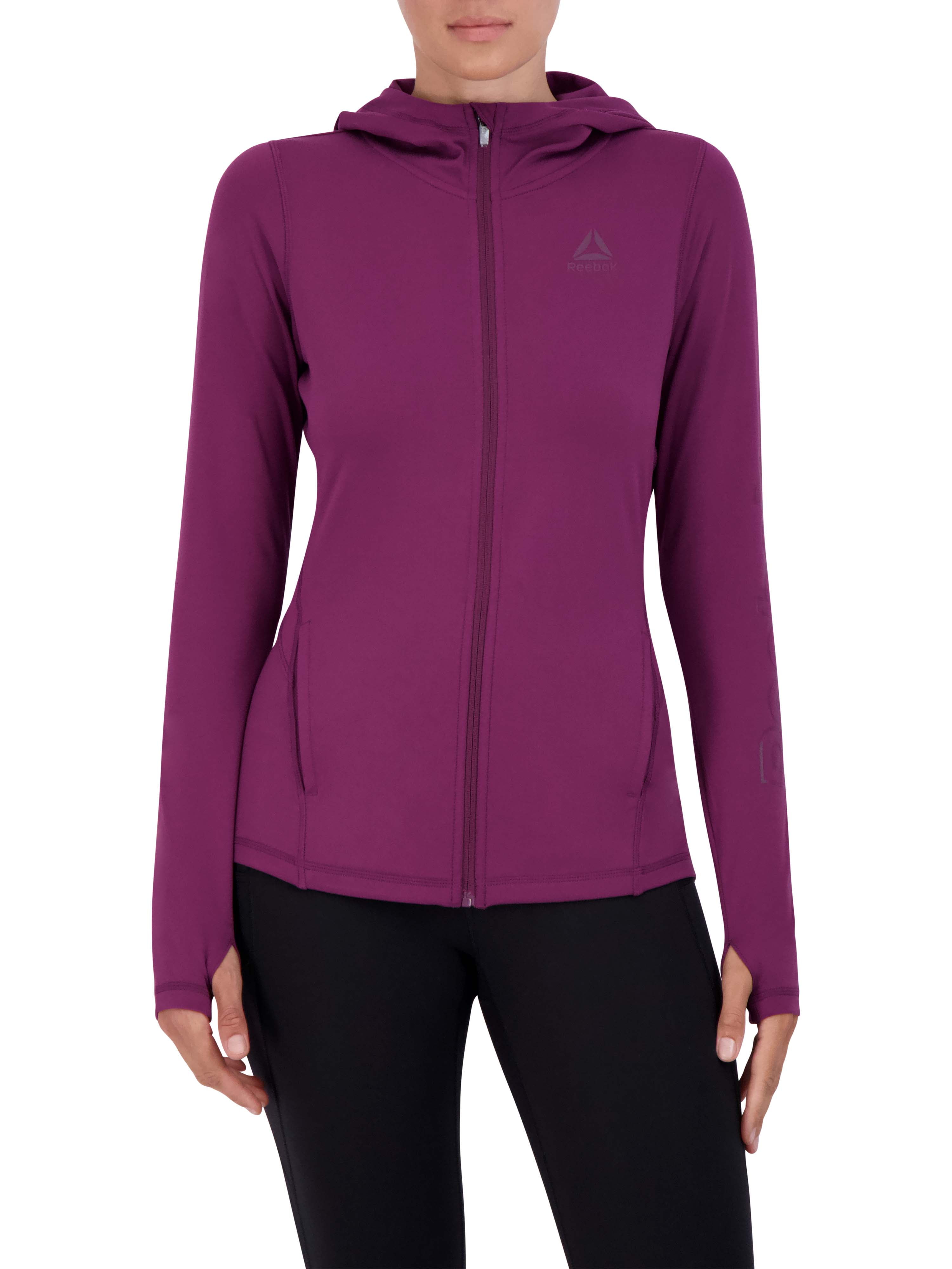Reebok Women's Gravity Full Zip Performance Jacket With Pockets ...