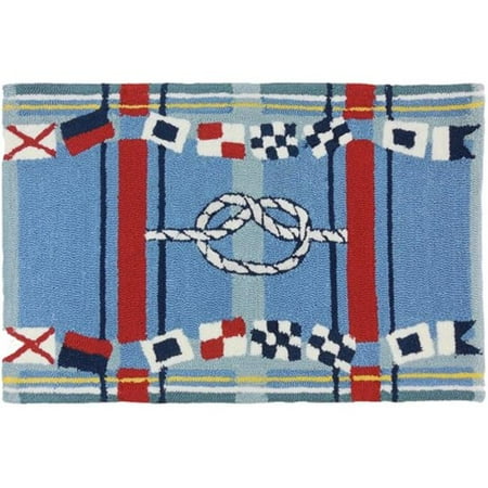 Homefires Rugs PPS-SDG001C Nautical Plaid Area Rug - 3 x 5 ft ...