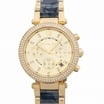 Michael Kors Original Wristwatch, Women's Wren Two-Tone Rose Gold and ...