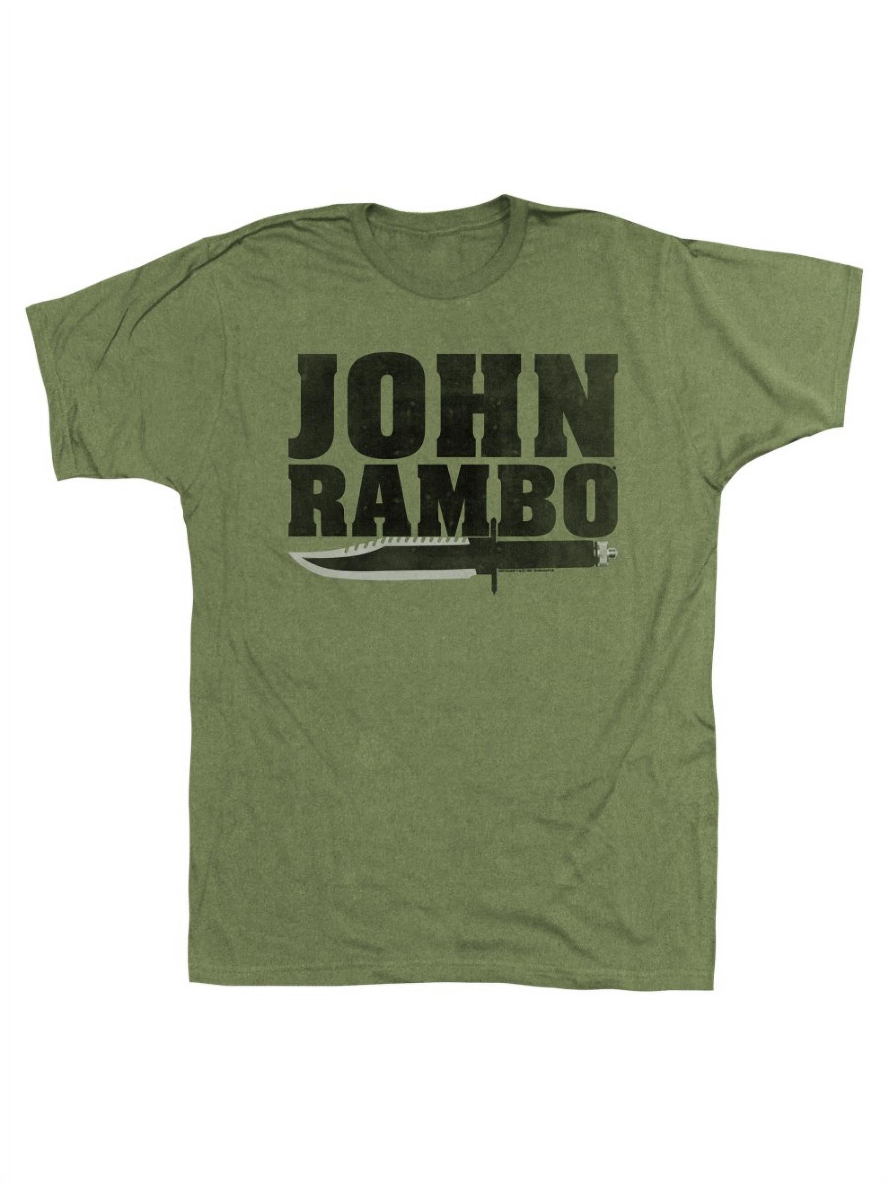Rambo 1980's Action Thriller War Movie John Rambo Knife Army Green ...
