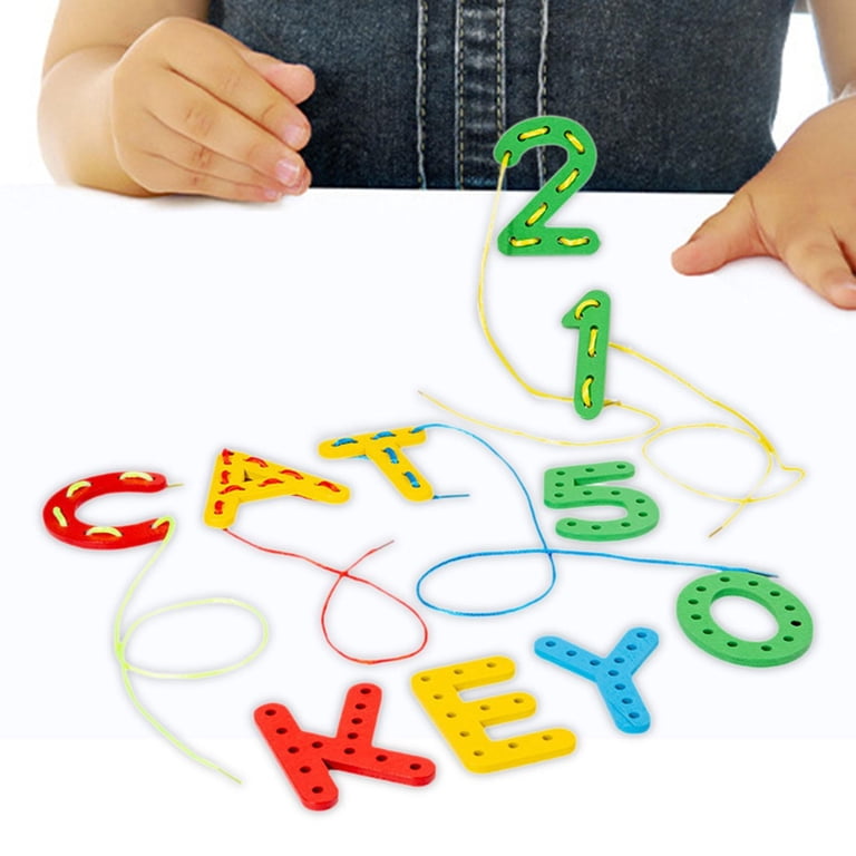 Preschool Letter Recognition Activity READY 2 LEARN Lacing Alphabet Set ...