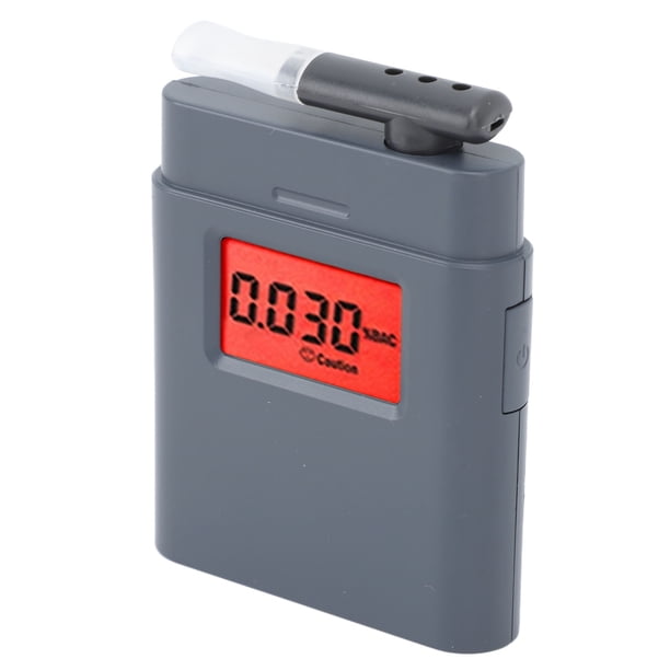 Blow Type Alcohol Detector Alcohol Tester LCD Display Blow Type Battery ...