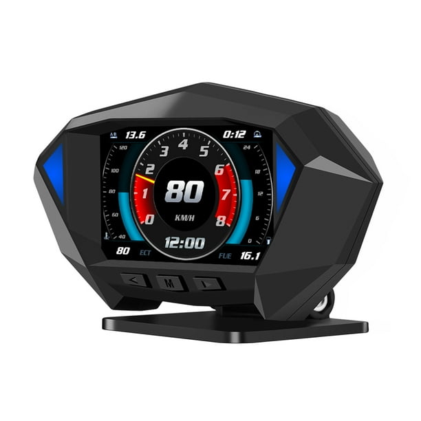 Smart Car Inclinometer Level Tilt Meter Digital HUD Speed Meter OBD ...