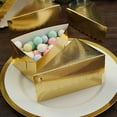 BalsaCircle 10 Gold Triangle Paper Cake Slice Boxes Scalloped Top Party ...