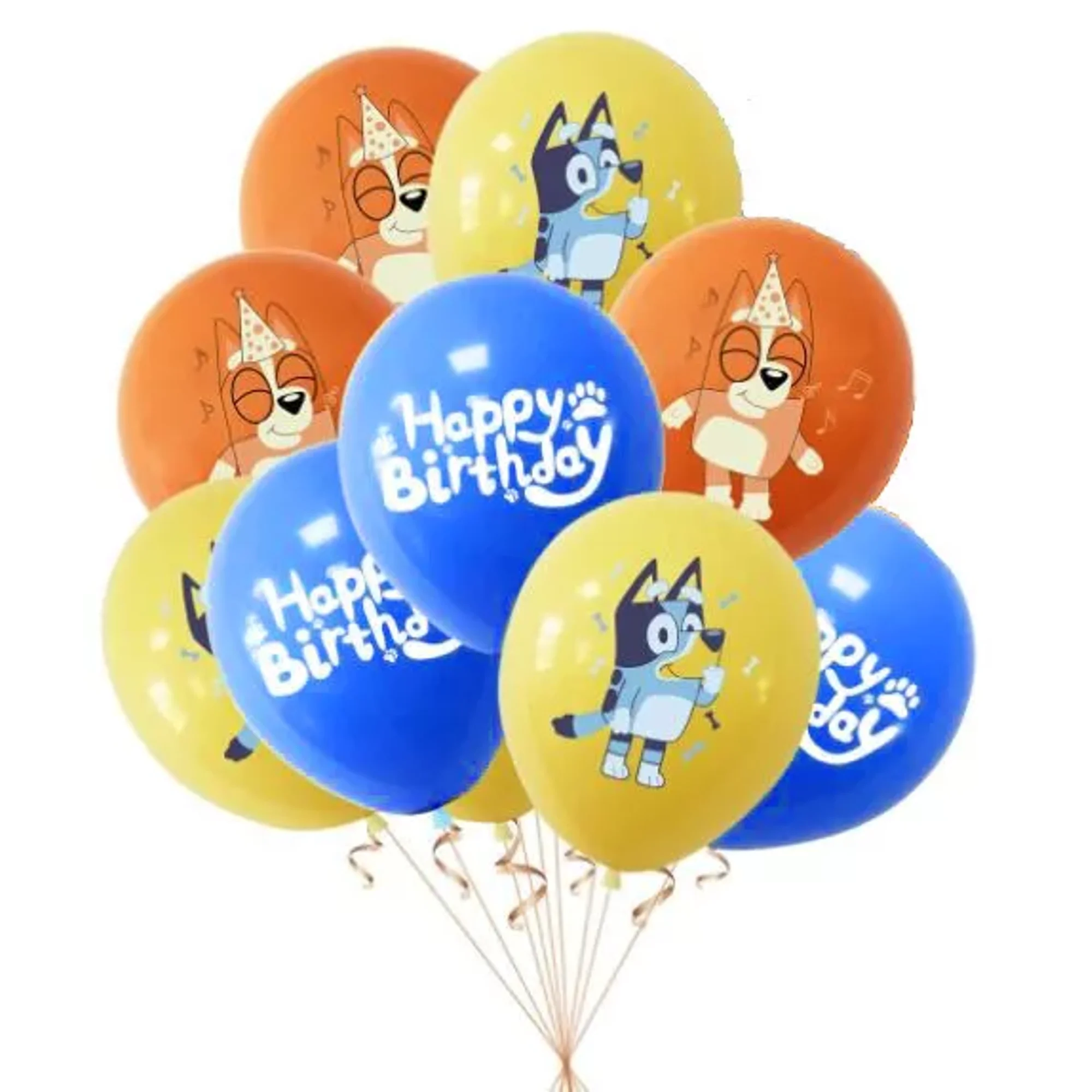 Click here for Bgbcostume 12 Bluey Latex Balloons Birthday Party... prices