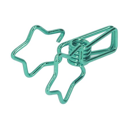 Office Binder Clips, Sturdy Metal Binder Clips Star Shape 100pcs For ...