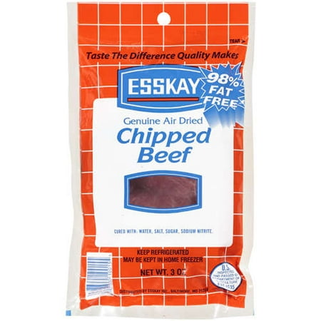 Esskay Genuine Air Dried Chipped Beef, 3 oz - Walmart.com