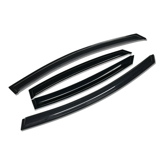 Nee Haoww 4-Piece Sun Rain Wind Deflectors Door Window Visors Outside ...