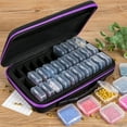 30 Grids Bead Organizer Box, Bead Storage Box for Jewelry Beads Rings ...
