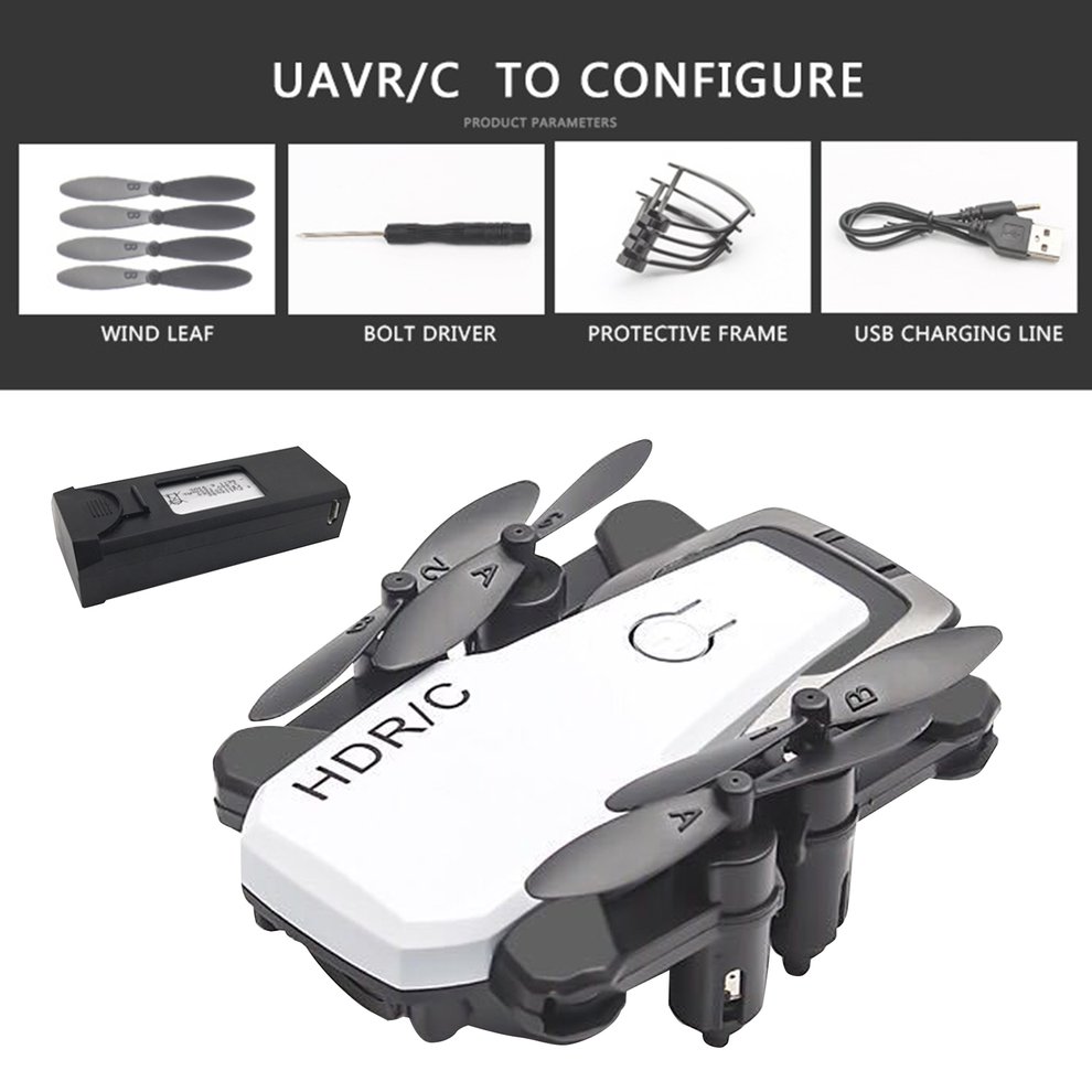 Foldable Remote Control Quadcopter Drone Dron Aircraft Gifts With 720p ...