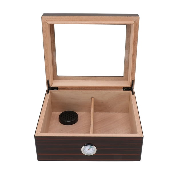 Cigar HumidorsWood Cigar Humidors Clear Clear Top Cigar Box Humidor ...