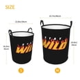 Ben Aze1 Art Stay Leopard Wild Laundry Basket with Handle Waterproof ...