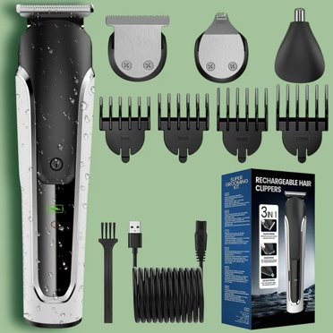 Bevel Cordless Beard and Haircut Trimmer for Barbers and Home Grooming ...
