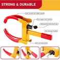 2 Packs Heavy Duty Trailer Wheel Lock, Adjustable Anti Theft Wheel ...