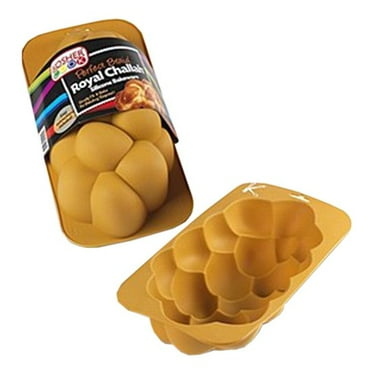 The Kosher Cook, Small Silicone Mold Challah Pan - Braided Bread ...