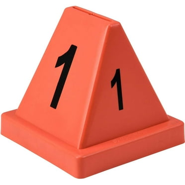 Global Industrial Numbered Cones 1-20 Green - Walmart.com
