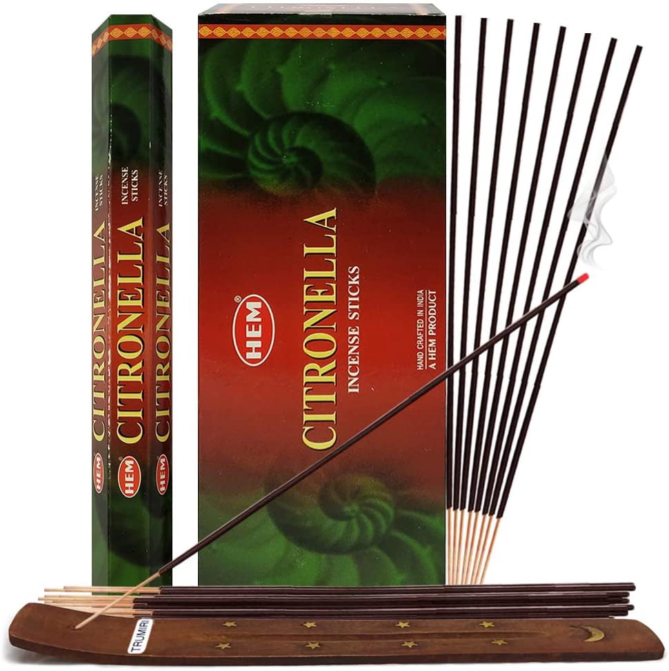 Citronella Incense Sticks And Incense Stick Holder Bundle Insence ...